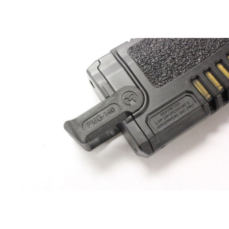 CHARGEUR AEG 140 CPS BOITE DE 5 AVEC BALLES TAN - AIRSOFT
